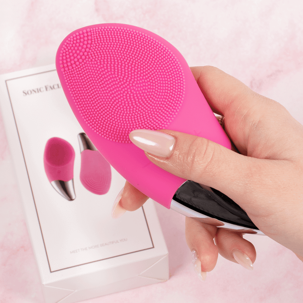 Sonic skin cleansing brush pink